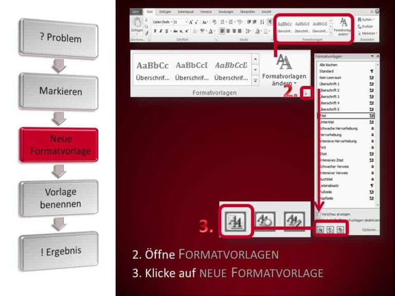 Word: Eigene Formatvorlagen erstellen [unter 10 Klicks] – klartext.DIGITAL